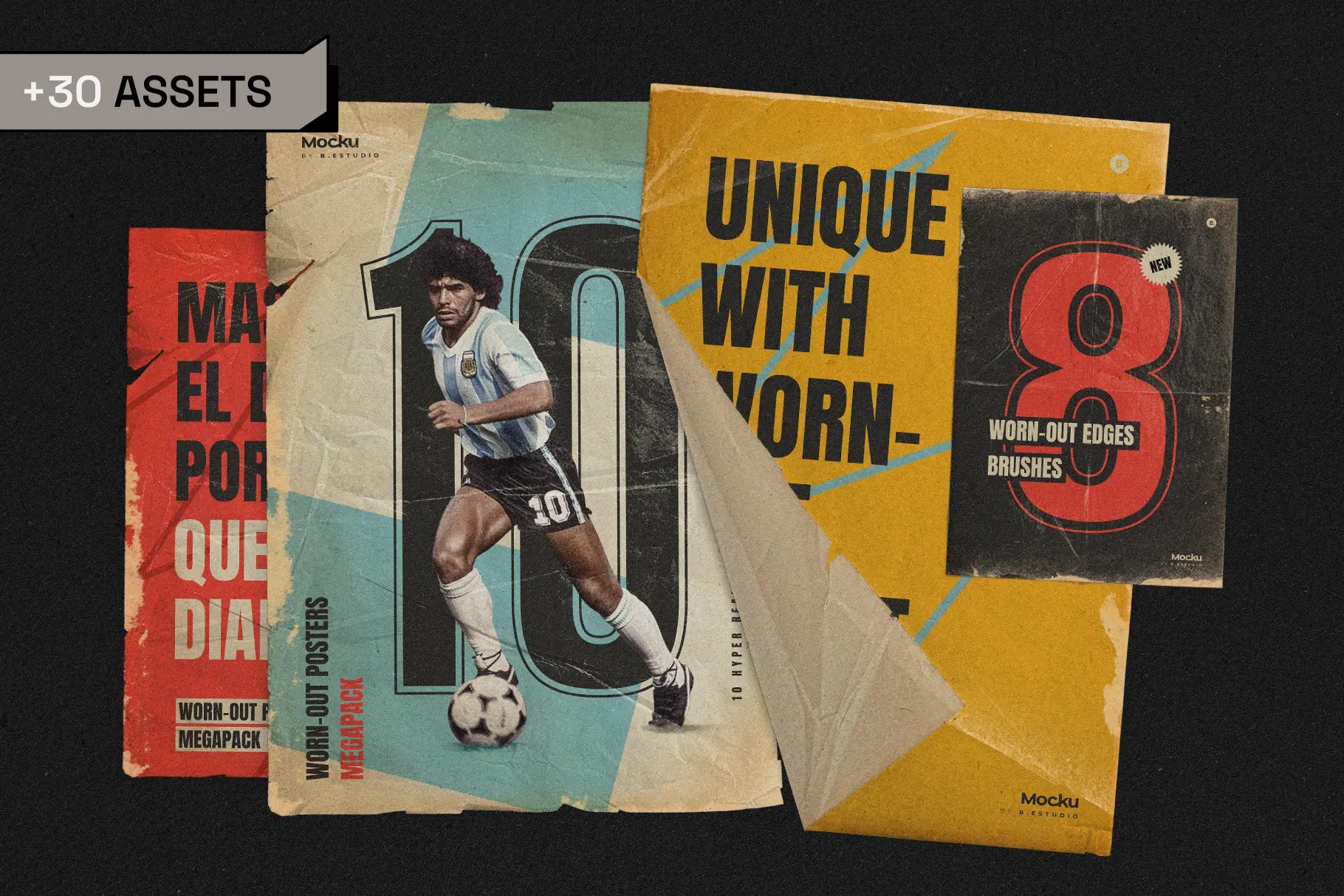 Worn-Out Posters Bundle – Hello Mocku
